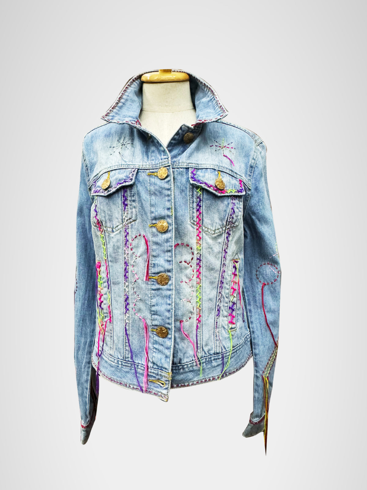 Modaloom - Sky Blue Jean Jacket for Her [05] – Welcome To Chiang Rai Shop