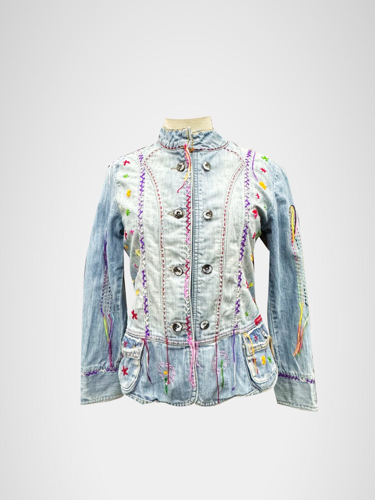Modaloom - Sky Blue Jean Jacket for Her [01] – Welcome To Chiang Rai Shop